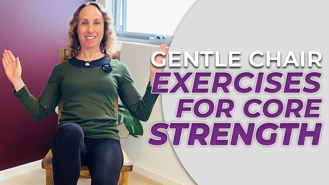 Gentle chair exercises for core strength | Essential Yoga | Busselton ...